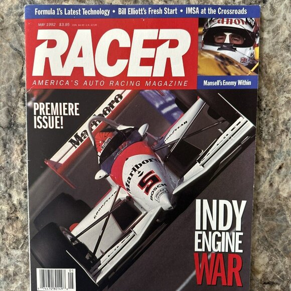 Other | Racer Americas Auto Racing Magazine May 1992 First Issue | Poshmark